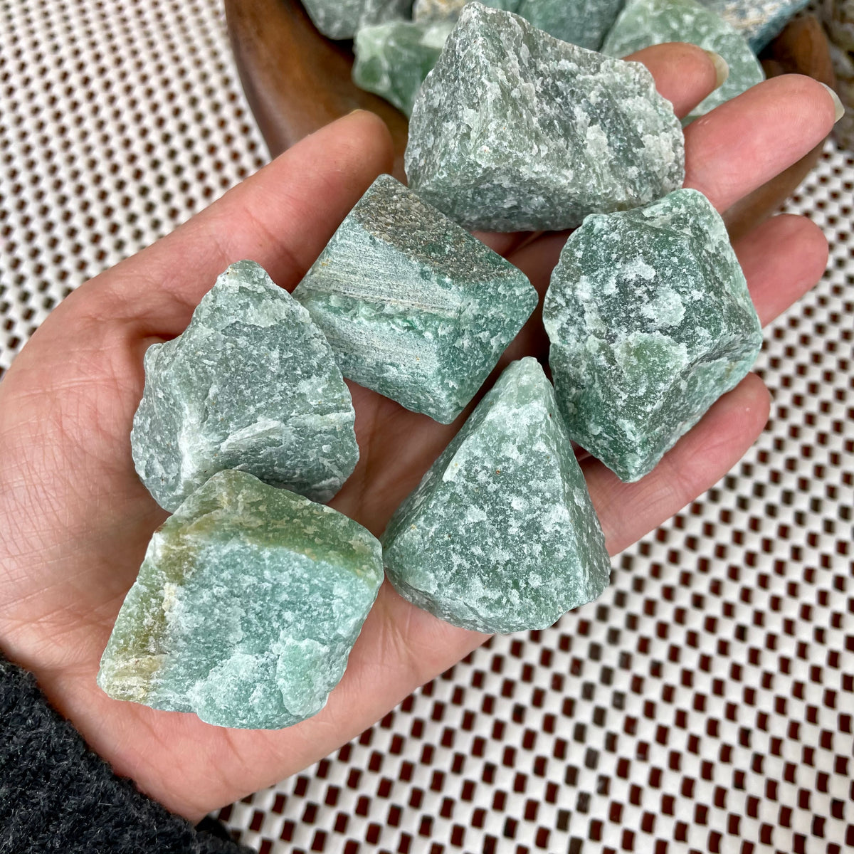 Raw Green Aventurine
